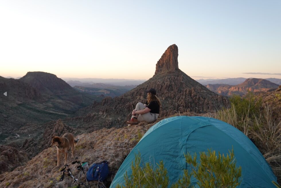 Backpacking in the Superstition Mountains in Arizona: Lone Tree ...