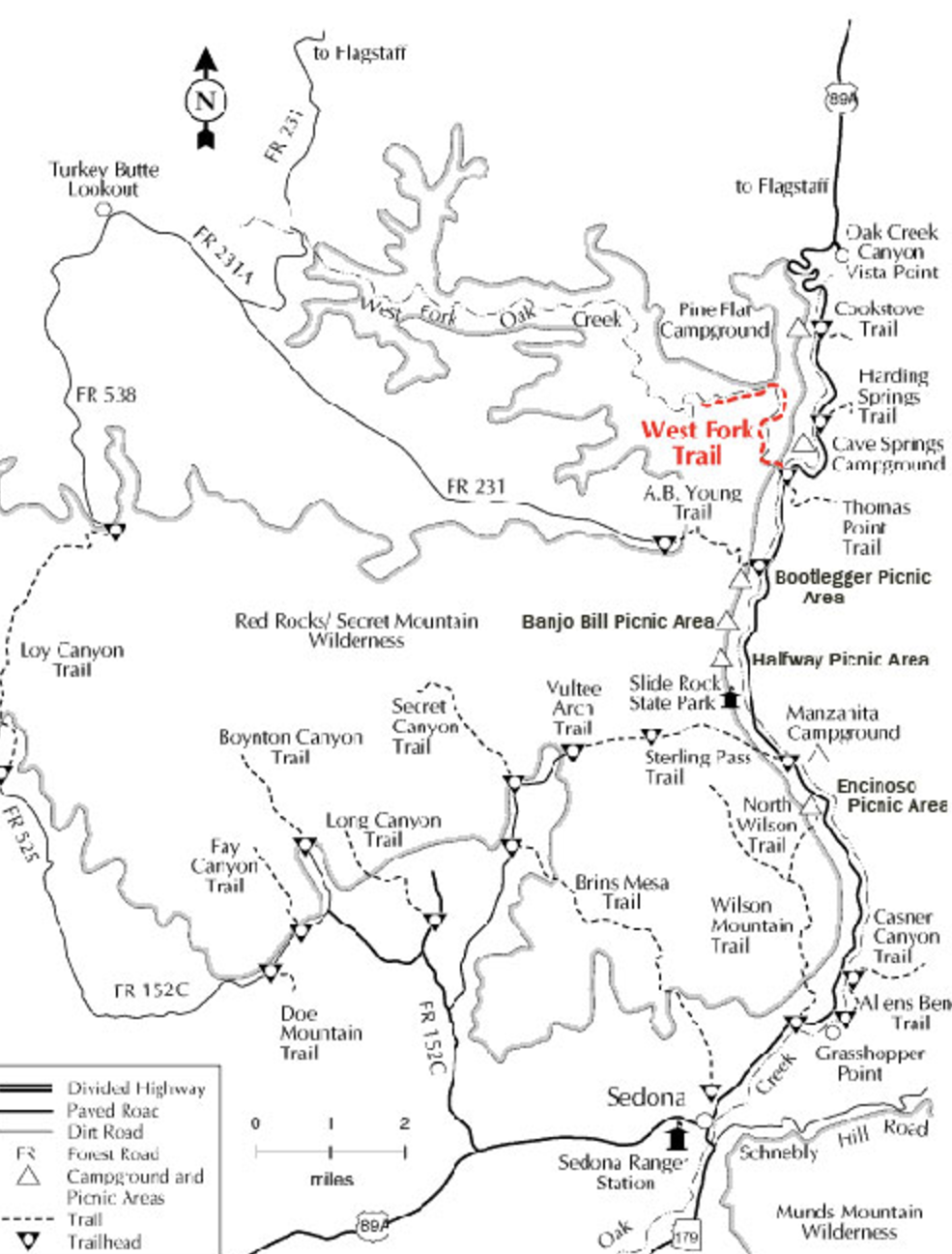West Fork Trail in Sedona: Most Beautiful Trails in Arizona